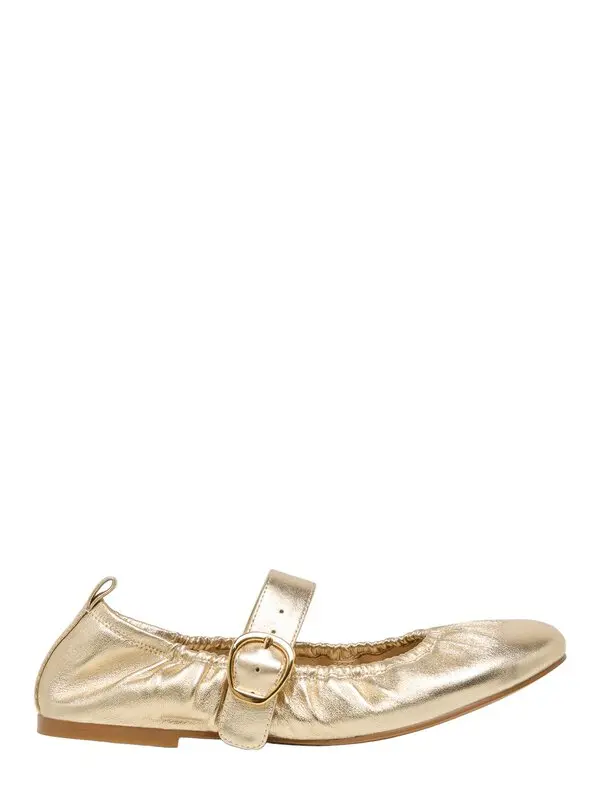 DOLCEVITA Caely Ballet Flats - Platinum Leather