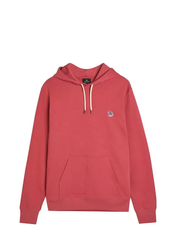 Paul Smith Appliquéd Hooded Cotton Sweatshirt - Pink