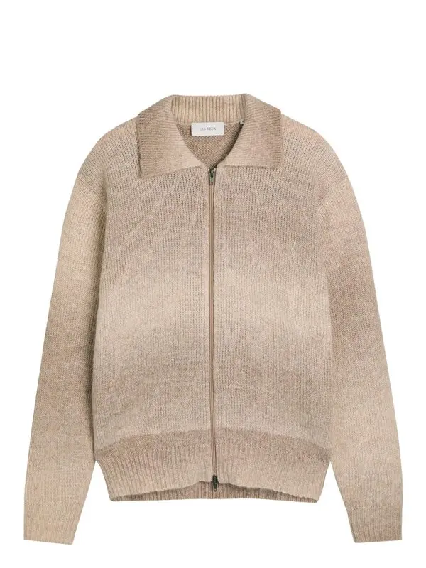 LES DEUX Gannon Melange Knit Cardigan - Beige