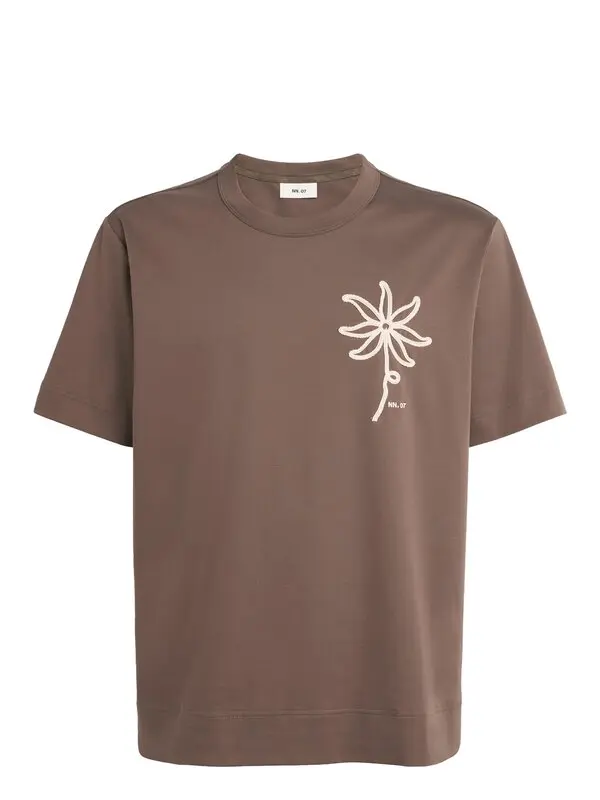 Nn07 Organic Cotton Pedro T-shirt - Brown