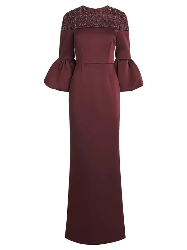 Rebecca Vallance Alora Gown - Burgundy