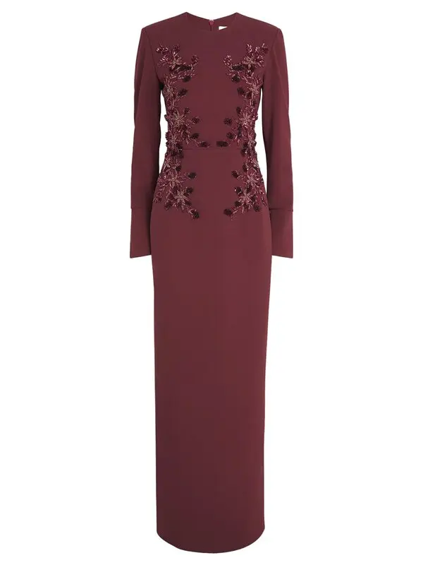 Rebecca Vallance Lulee Gown - Burgundy