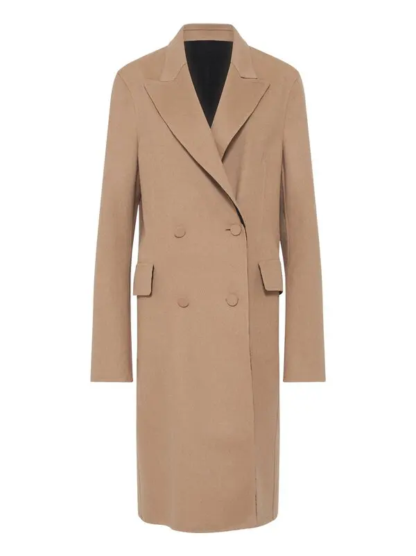 Gabriela Hearst Mcaffrey Double-face Cashmere Coat - Camel/black