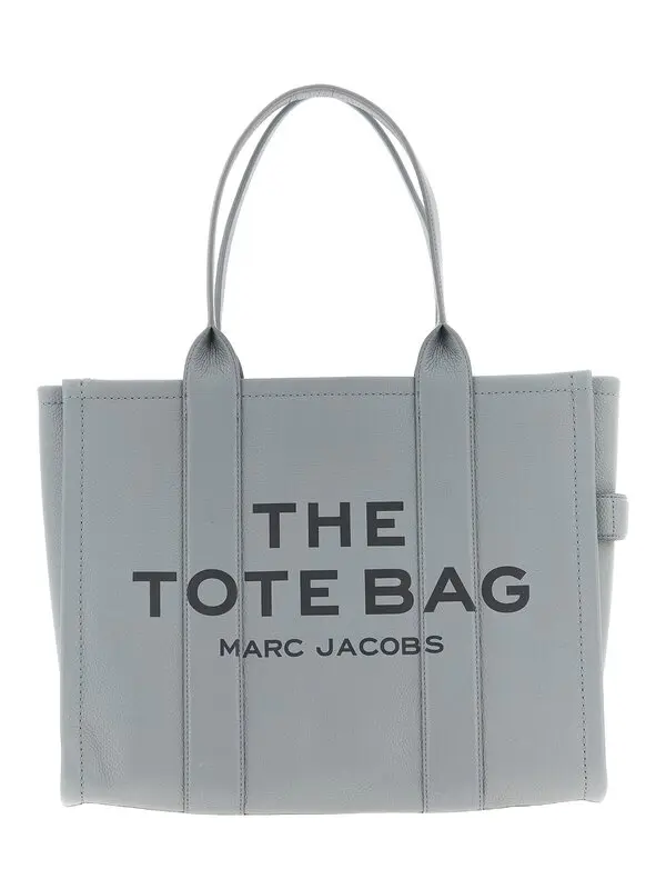 Marc Jacobs The Leather Large Tote - Gray