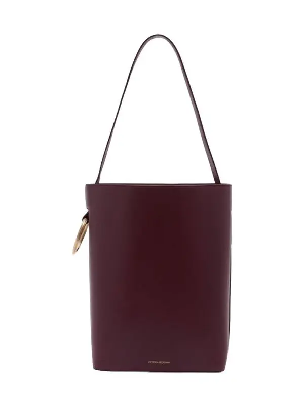 Victoria Beckham Dia Bucket Shopper Bag - Burgundy