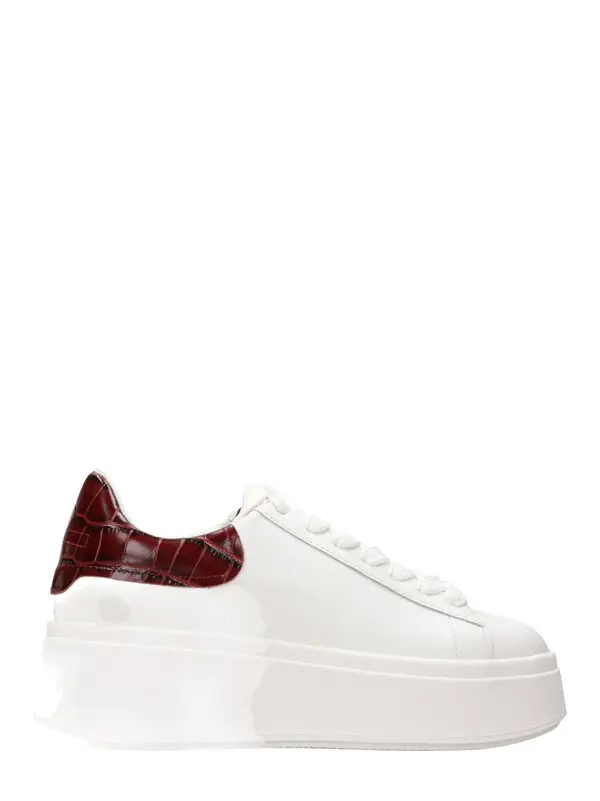 Ash Platform Sneakers - Bianco+bordeaux