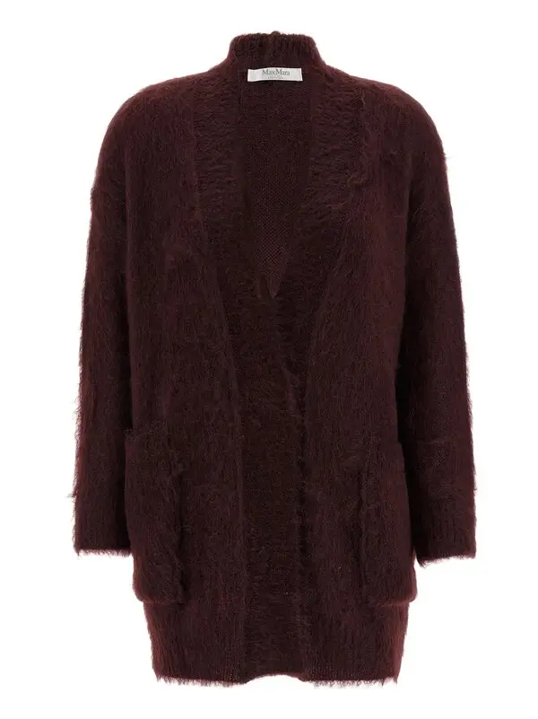 Max Mara Affetto1234 Cardigan - Bordeaux