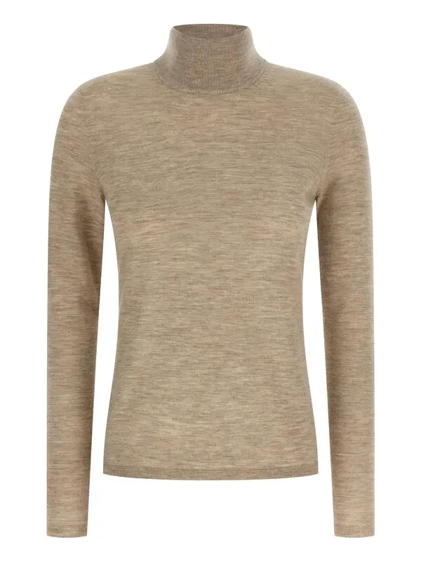 Max Mara Meana Turtleneck Sweater - Beige