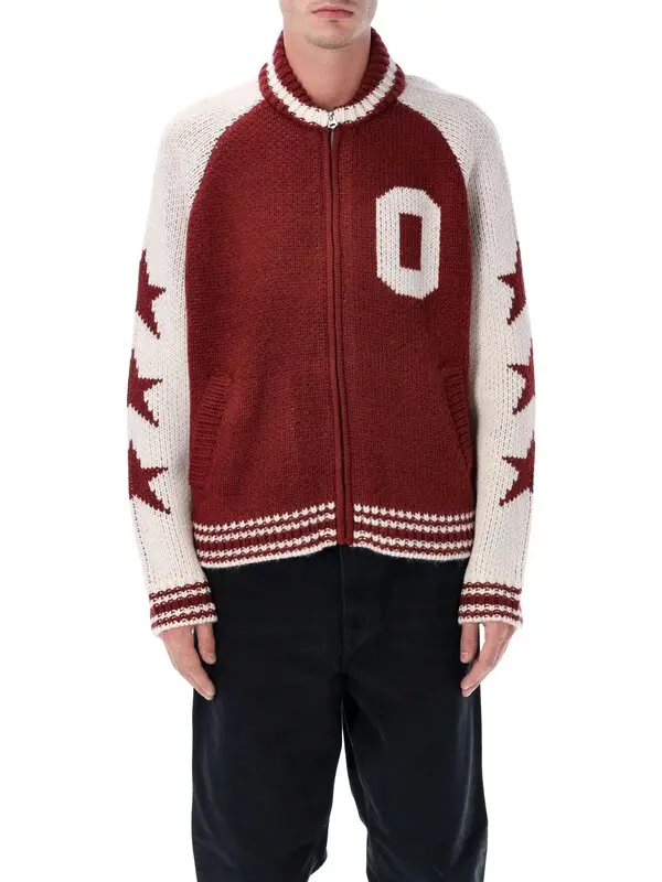 Obey Cowichan Zip-up Sweater - Tawny Port