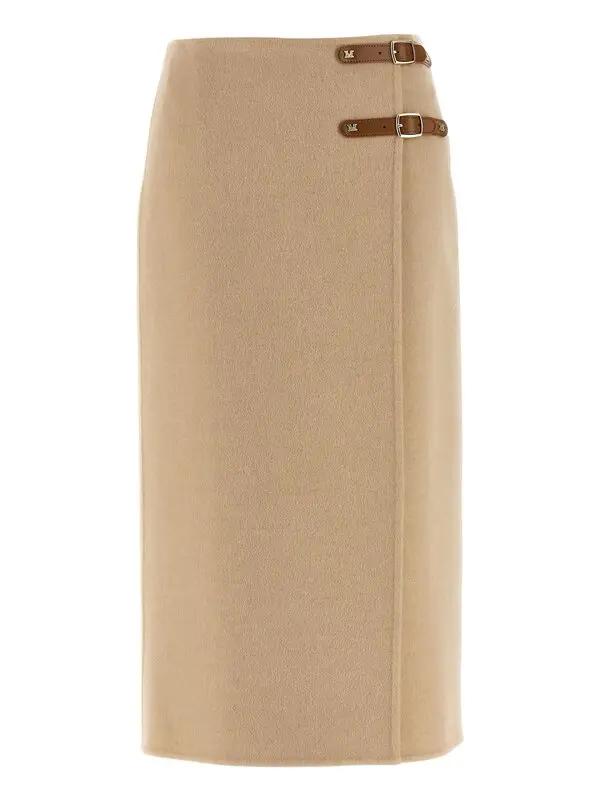 Max Mara York Midi Skirt - Beige
