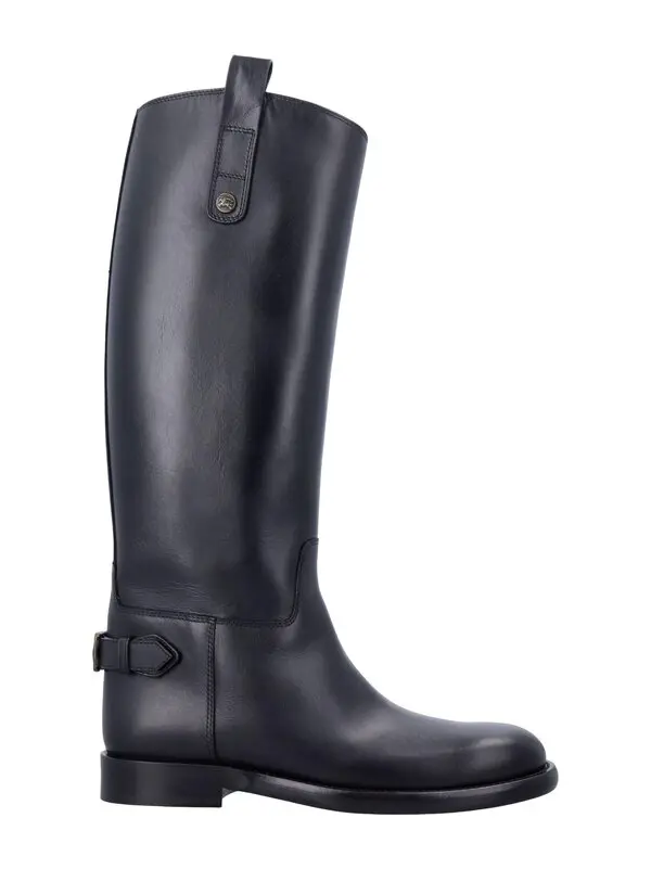 Burberry Cavalier Boots - Black