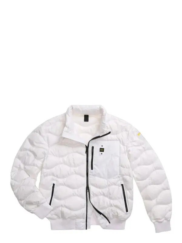 BLAUER. Daniel Down Bomber Jacket - White