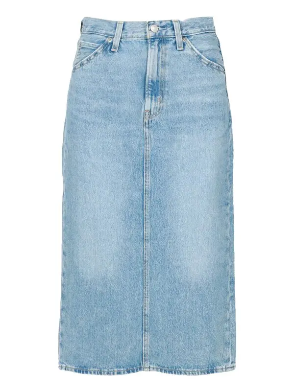 LEVI'S Denim Midi Skirt - Light Denim