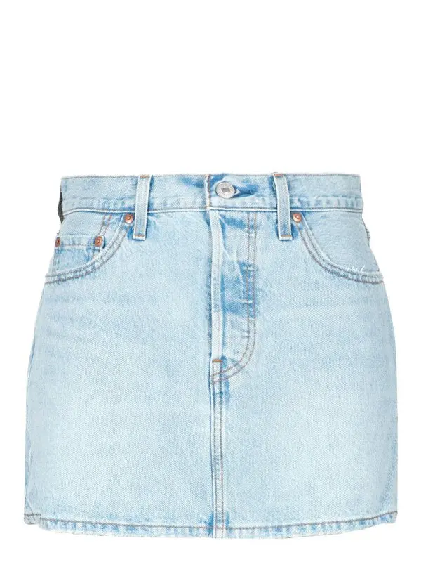 LEVI'S Five-pocket Denim Skirt - Light Denim