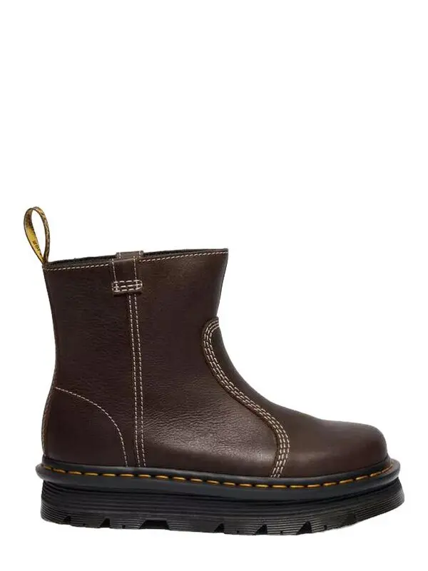 Dr. Martens Rigger Zebzag Boots - Brown