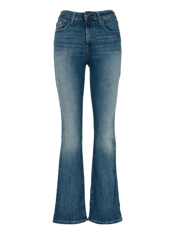 LEVI'S High-waisted Bootcut Jeans - Denim Scuro