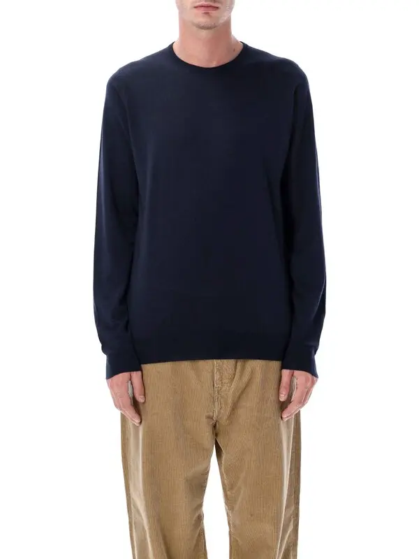 John Smedley Lundy Merino Wool Jumper - Midnight