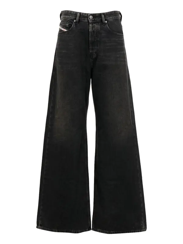 DIESEL® Relaxed Fit Jeans - Denim Nero