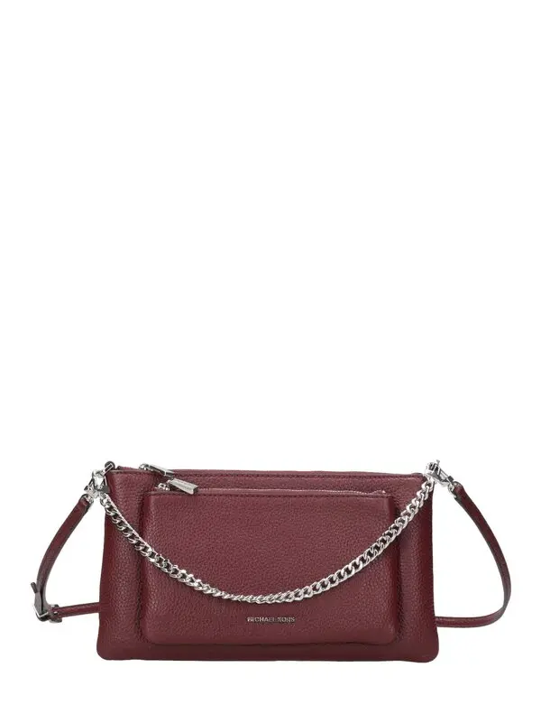 Michael Kors Grained Leather Shoulder Bag - Vinaccia
