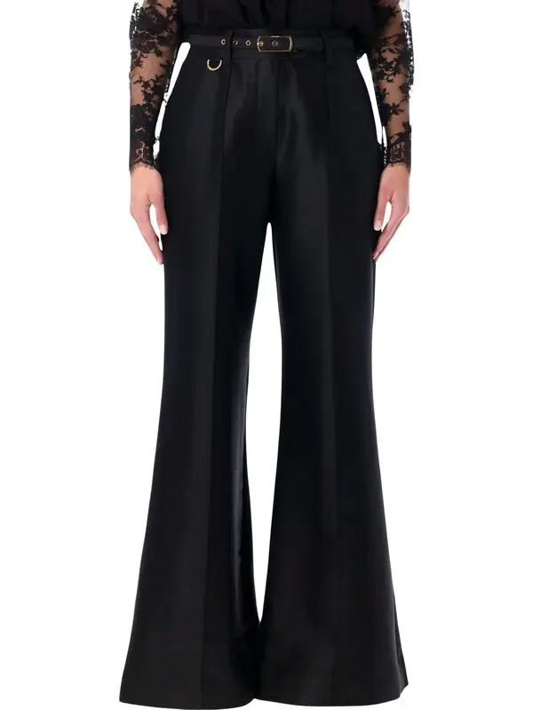 Zimmermann Hypnotic Flare Pants - Black