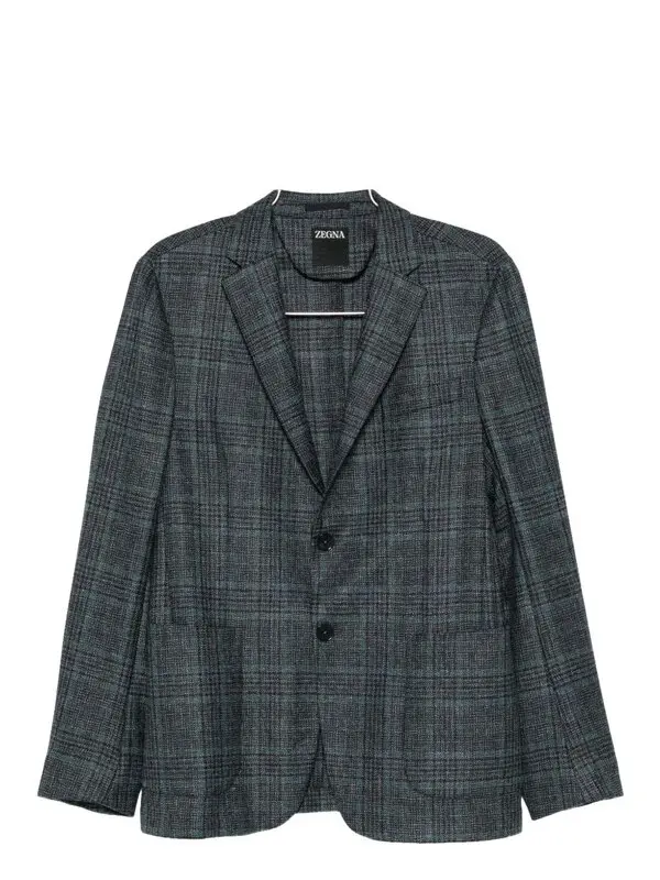 Ermenegildo Zegna Plaid Blazer - Green