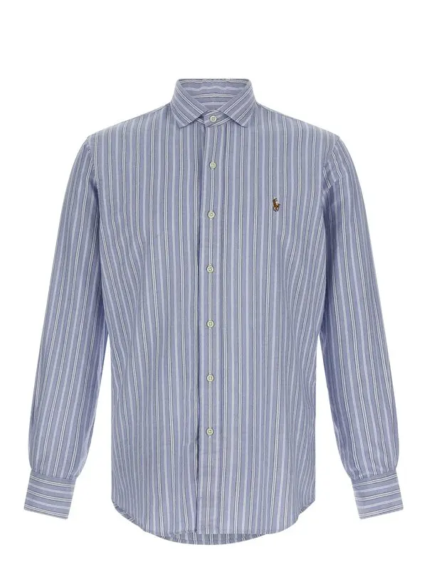 Polo Ralph Lauren Striped Shirt - Light Blue