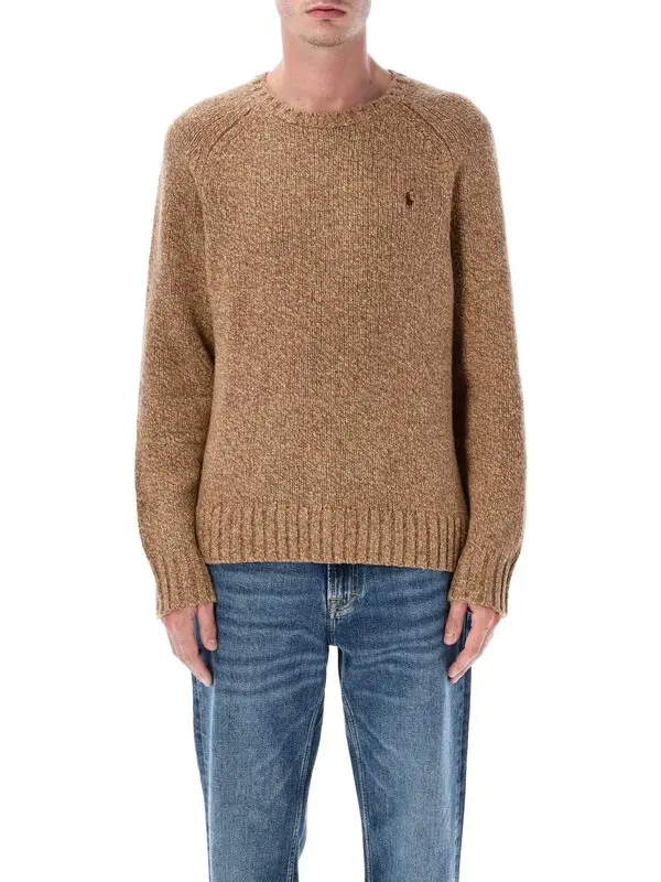 Polo Ralph Lauren Wool-blend Crewneck Sweater - Brown