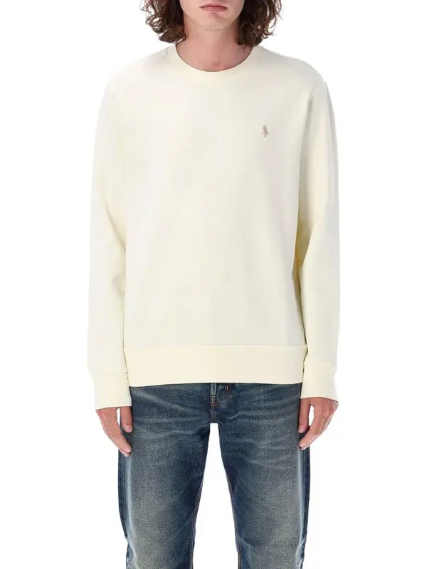 Ralph Lauren Classic Rl Cotton Sweatshirt - White