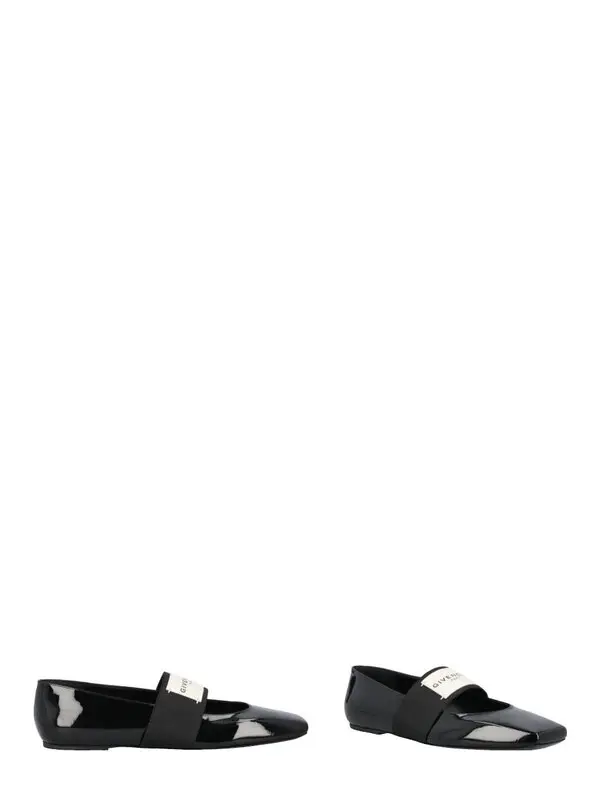 Givenchy Square Toe Flats - Black