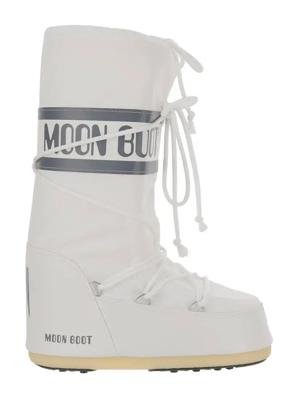 Moon Boot Iconic High Nylon Boots - White