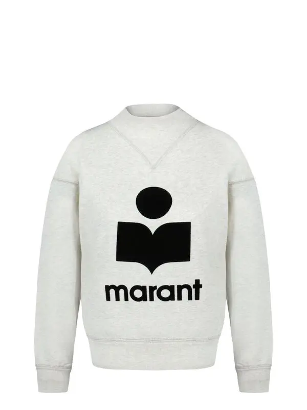 Isabel Marant Moby Gz Cotton Hoodie - White