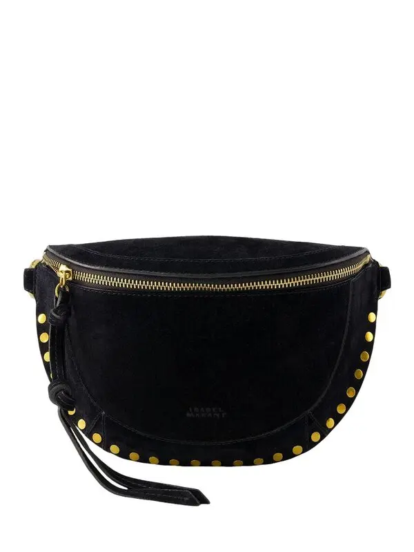 Isabel Marant Skano Crossbody Leather Bag - Black