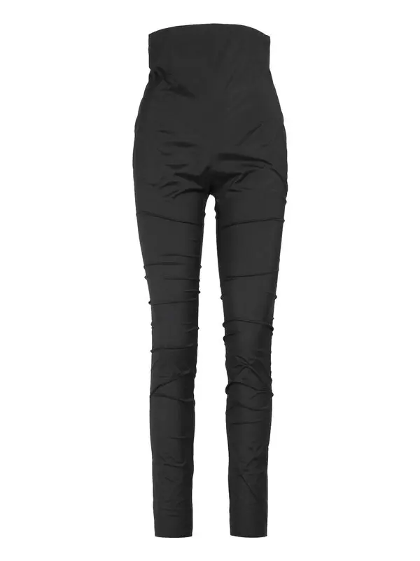 PHILOSOPHY BY LORENZO SERAFINI High-waisted Skinny Trousers - Black