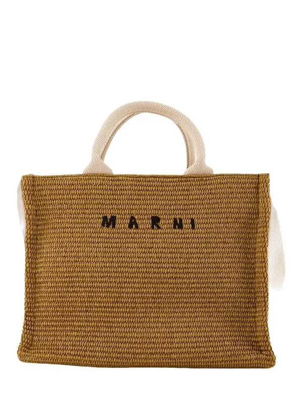 Marni Small Basket Shopper Bag - Brown