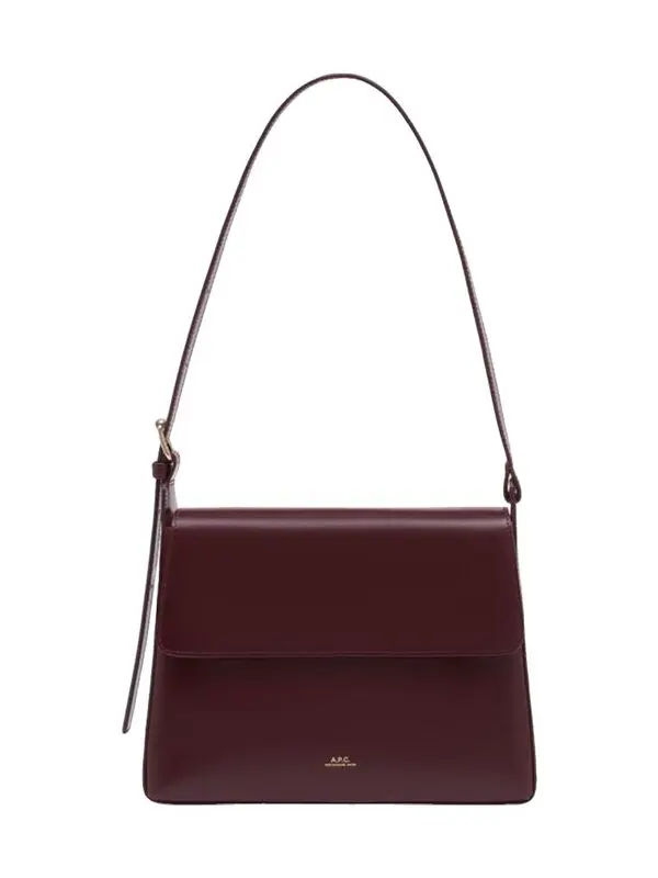 A.p.c. Virginie Flap Shoulder Bag - Red