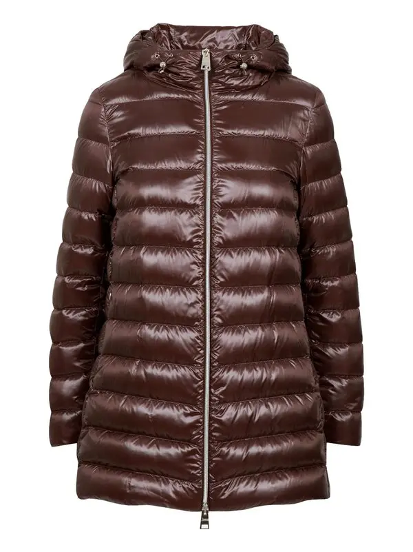 Herno Ultralight Nylon Quilted Coat - Fondente