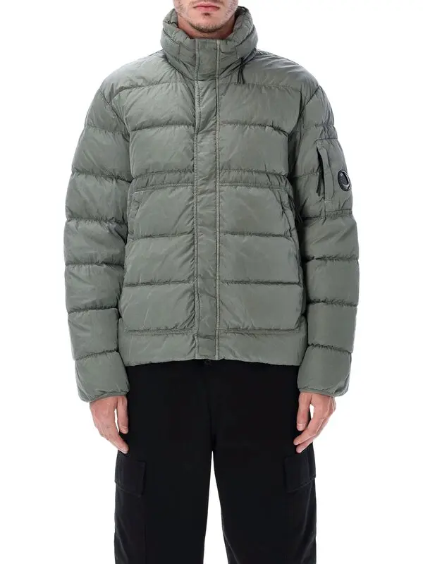 C.P. COMPANY Chrome-r Recycled Down Jacket - Grey