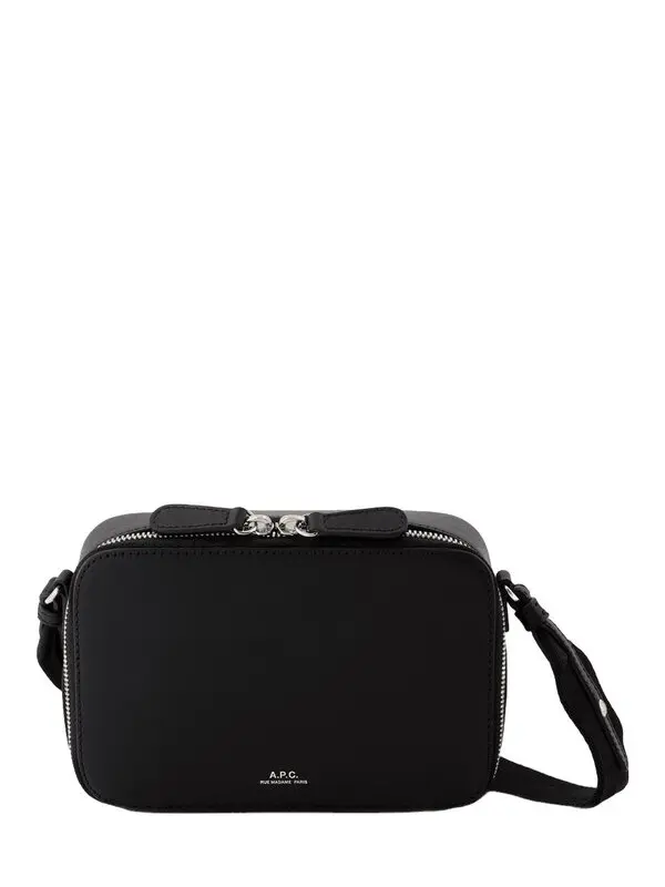 A.p.c. Soho Crossbody Leather Bag - Black