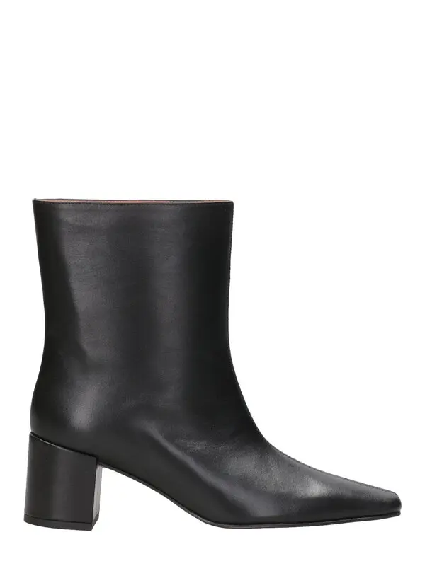 CASTAGNA Patent Leather Platform Boots - Black