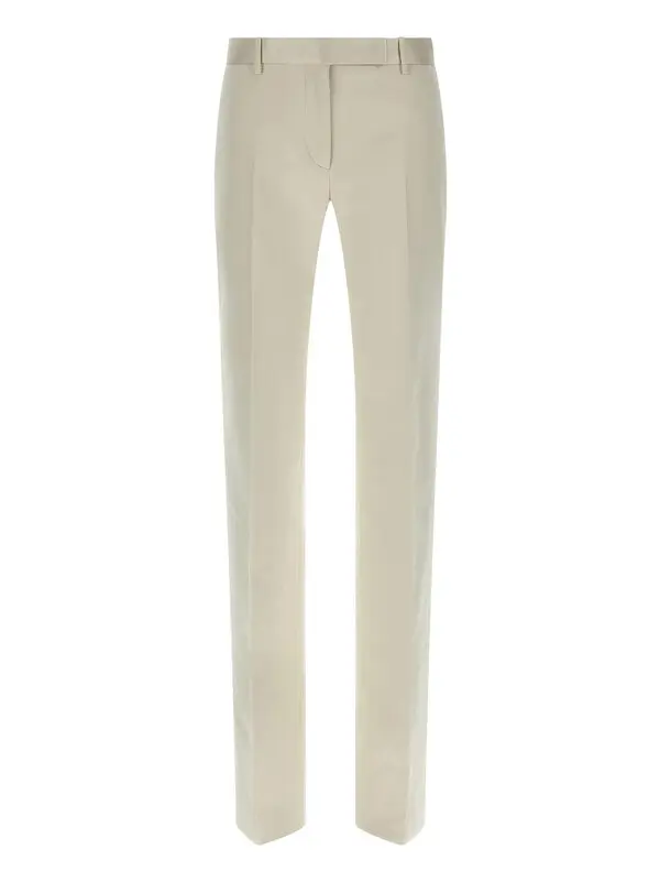 TOM FORD Duchesse Tailored Trousers - Beige