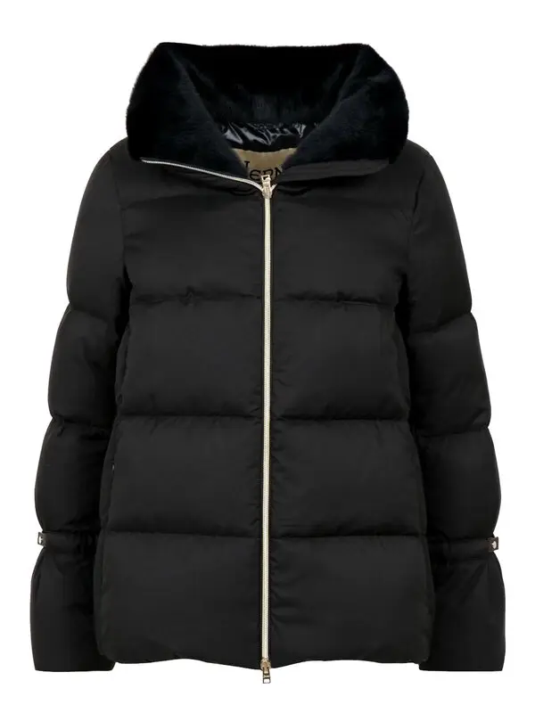 Herno Goose Down Padded Coat - Black