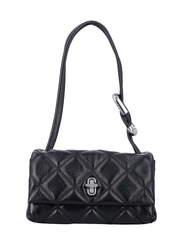 Marc Jacobs Quilted Mini Dual Shoulder Bag - Black
