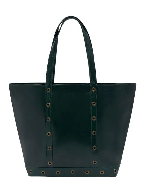 Vanessa Bruno Leather Shopper Bag - Green