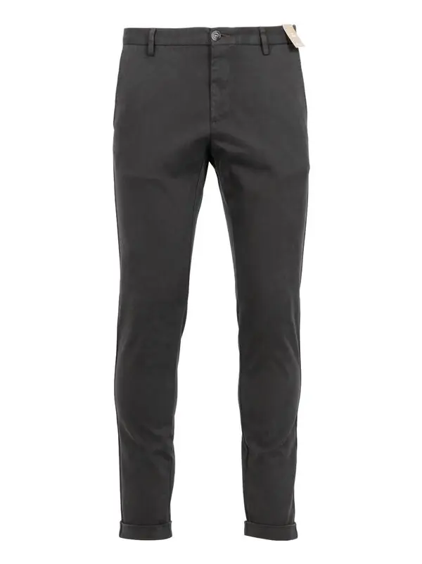 AT.P.CO Slim Fit Trousers - Anthracite