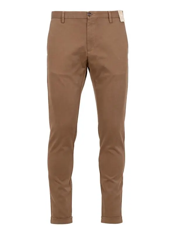 AT.P.CO Slim Fit Trousers - Fango