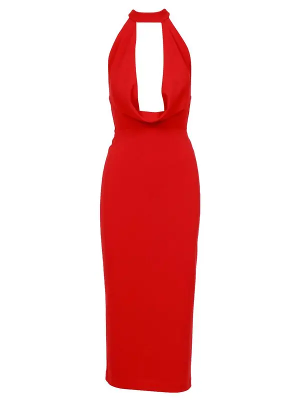 ANIYE BY Sleeveless Midi Dress - Red