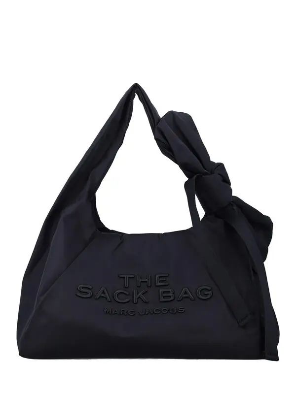 Marc Jacobs Bow Nylon Large Sack Bag - Black