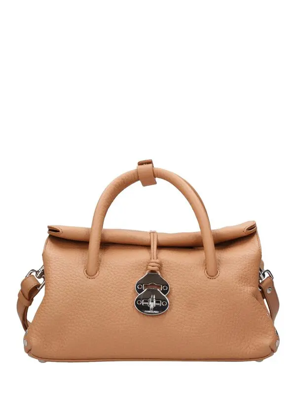 ZANELLATO Grained Calfskin Leather Bag - Leather Brown