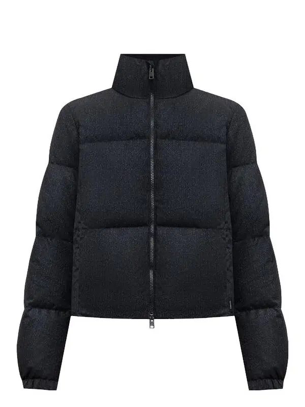 Woolrich Printed Wool Down Jacket - Black