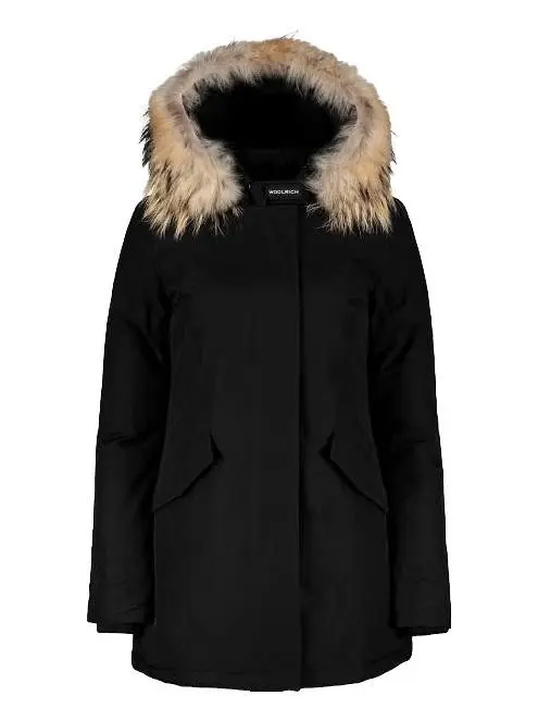 Woolrich Arctic Raccoon Parka - Black